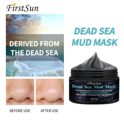 China Dead Sea Mud Face Mask Cream 100g Deep Pore Cleansing Goat Milk Scent for sale