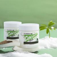 China Coconut Milk Body Scrub Sugar Salt Bulk Deep Cleaning Exfoliating Whitening 500g for sale