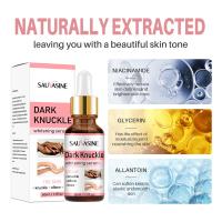 China Dark Knuckle Whitening Serum 30ml Knees Elbows Glow Fade Dark Spots Skin Care for sale