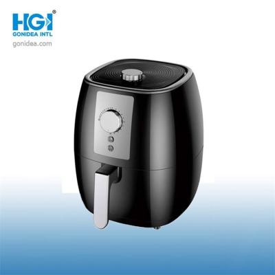 China Black Manual Non Stick Electric 4.5L Air Fryer Oil Free 110V - 240V for sale