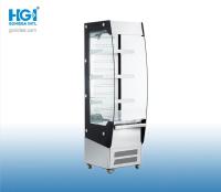 China 4 Shelves Cake Open Display Showcase Ventilated 220L for sale
