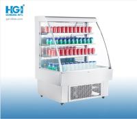 China Supermarket Open Multideck Display Refrigerator 380L Capacity for sale