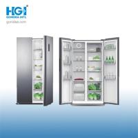 China Smooth Touch Frost Free Digital Side By Side Refrigerator Black for sale