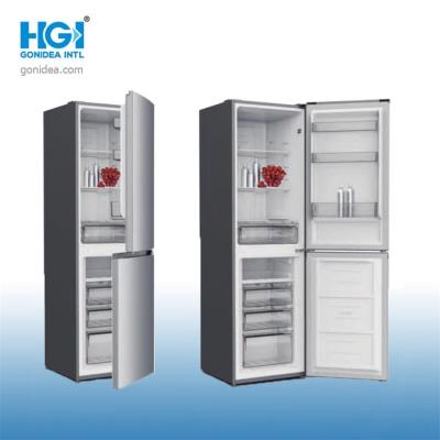 China 250L Frost Free Double Door Bottom Freezer Refrigerator With Water Dispenser for sale