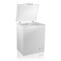 China White Coating Deep Chest Freezer 220V / 50Hz With Sliding Glass for sale