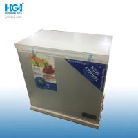 China White Aluminum Inside Manual Defrost Deep Chest Freezer Energy Saving for sale
