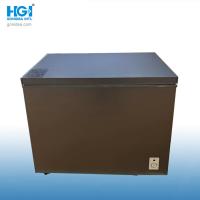 China White Coated Aluminum Steel Grey Deep Chest Freezer With Basket Key Lock for sale