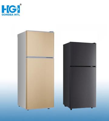 China Defrost Home Hotel Double Door 120L Top Freezer Refrigerator Bcd-120ior Light for sale