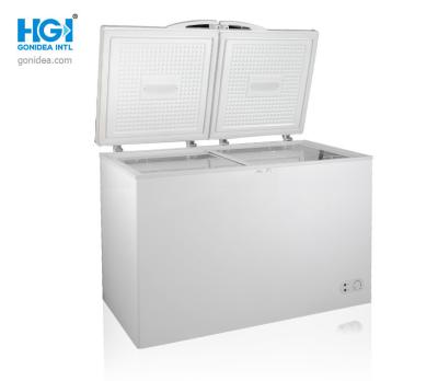 China Commercial Freezer Double Door Chest Freezer 422L Model Bd/Bc-422dq for sale