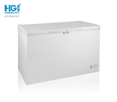 China Commercial Freezer Double Door Chest Freezer 352L Model Bd/Bc-352dq for sale