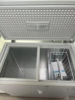 China Big Capacity Top Open Freezer Single Glass Door Chest Freezer Model Bd/Bc-312qg for sale