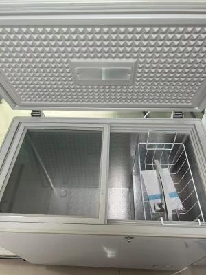 China Big Capacity Top Open Freezer Single Glass Door Chest Freezer Model Bd/Bc-312qg for sale