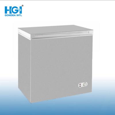 China Commercial Top Open Freezer Single Glass Door Chest Freezer 212L Model  Bd/Bc-212qg for sale