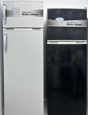 China Big Capacity Double Door Top Freezer Fridge Defrost Home Commercial Use Upright Refrigerator Bcd-240 for sale