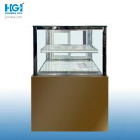 China Mini Customized Glass Door Display Chiller Refrigerator Cabinet Cake Showcase Hcs-08f for sale