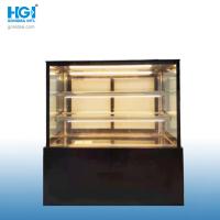 China Big Capacity Commercial Cake Showcase Glass Cooler Bakery Display Cabinet Showcase Hcs-18f for sale