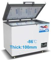 China 88L -86c Low Temperature Freezer Stainless Steel Inner 10mm Foaming Door Cooling Freezer Dw-86W188 for sale