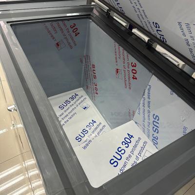 China 55c Ultra Low Temperature Single Door Stainless Steel Inner 90mm Super Thick Chest Energy Saving Freezer Dw-55W568 for sale