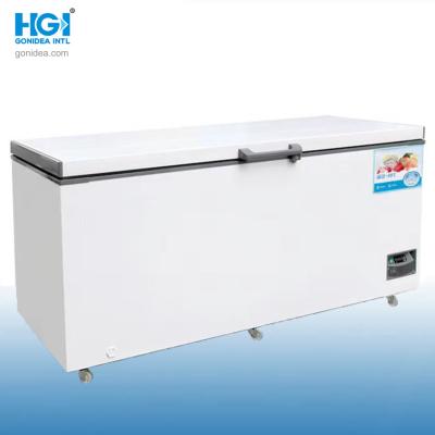 China 45c Ultra Low Temperature Single Door Stainless Steel Inner 90mm Super Thick Chest Energy Saving Freezer Dw-45W418 for sale