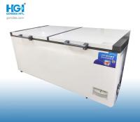 China Lowest Temperature -18C Deep Chest Freezer with Recessed Door Handle and White Exterior Color for sale