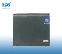 China Lowest Temperature -18C Deep Chest Freezer with Gray Exterior Color and Door Lock for sale