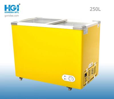 China 220V/50Hz Voltage Deep Chest Freezer with -18C Lowest Temperature and White Exterior Color for sale
