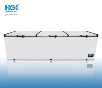 China 220V/50Hz Deep Chest Freezer with Recessed Door Handle and Door Lock for sale