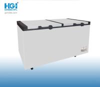 China Gray Chest Freezer 220V 50Hz Heavy Duty Insulation Providing Consistent Freezing Performance for Food Service Operations for sale