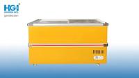 China Island Freezer Refrigerated Display Commercial Cooler Deep Display Freezer Ice Cream Cabinet for sale