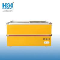 China Island Freezer Refrigerated Display Commercial Cooler Deep Display Freezer Ice Cream Cabinet for sale