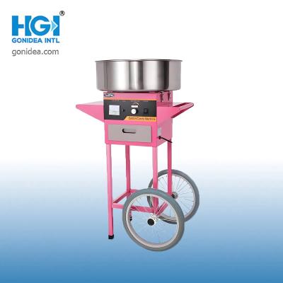 China 950W Automatic Cotton Candy Machine with Stainless Steel Bowl for Commercial Use for sale