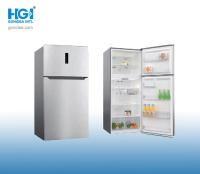 China Top Freezer No Frost Glass Door LED Light Refrigerator Bcd-707W for sale