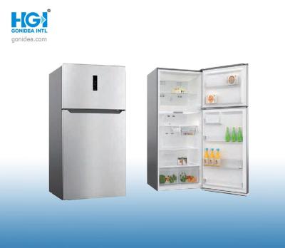 China Top Freezer No Frost Glass Door LED Light Refrigerator Bcd-707W for sale