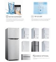 China No Frost Top Freezer Multi-Air Flow System Glass Door Refrigerator Bcd-270W for sale