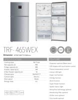 China No Frost Free Refrigerator Top Freezer Big Capacity 465L Trf-465wex for sale