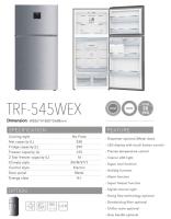 China No Frost Free Refrigerator Top Freezer Big Capacity 545L Model: Trf-545wex for sale