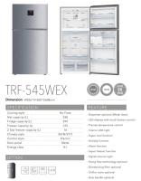 China No Frost Refrigerator Double Door with Water Dispenser Refrigerators Trf-545wex for sale