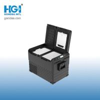 China APP Control Electricity Driven Compressor Dual Temp Camping Fridge ED35 for sale