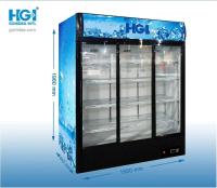 China Supermarket Commercial 1000L Upright Vertical Display Cabinet Showcases Best Price for sale