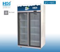 China Supermarket Commercial 1000L Upright Vertical Display Cabinet Showcases Best Price for sale