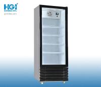 China Upright Display Single Glass Door Big Capacity 280L Cooler Freezer Showcase LC320nb for sale