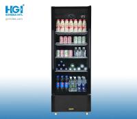 China Upright Display Single Glass Door Big Capacity 280L Cooler Freezer Showcase LC320nb for sale