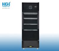 China Upright Display Single Glass Door Big Capacity 280L Cooler Freezer Showcase LC320nb for sale