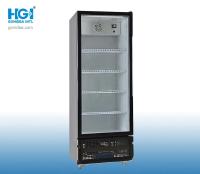 China Upright Display Single Glass Door Big Capacity 280L Cooler Freezer Showcase LC320nb for sale