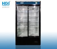 China LSC 660y 660L Commercial Beverage Display Cooler Fridge Sliding Door R134a for sale