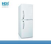 China Movable Double Door Upright Commercial Freezer 195 Litre Outside Condensor for sale
