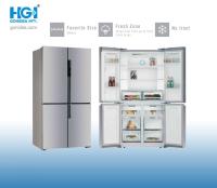 China Double Door Kitchen Frost Free Refrigerator Side By Side 490 Litre 41db for sale