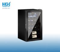 China Single Zone Glass Door Red Wine Storage Showcase Mini Table Screen Touch for sale