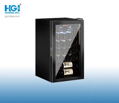 China Single Zone Glass Door Red Wine Storage Showcase Mini Table Screen Touch for sale