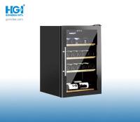 China Glass Door Red Wine Storage Showcase 220~240V/50Hz Energy Saving for sale